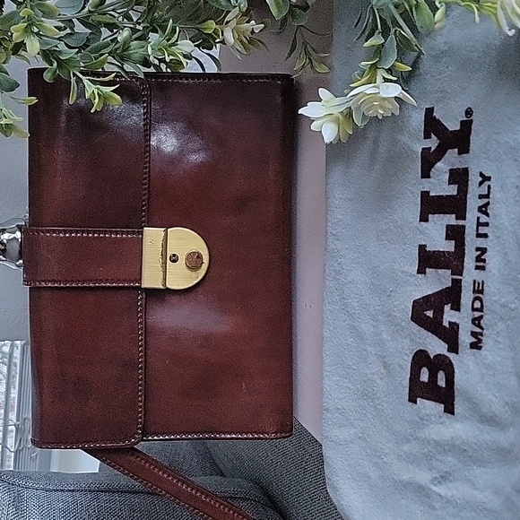 Bally | Bags | Vintage Bally Unisex Brown Travel Case | Poshmark